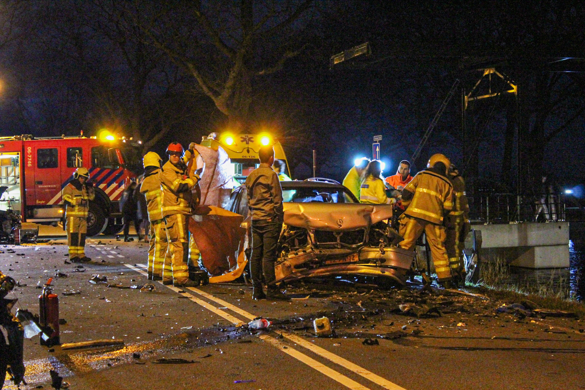 Enorme ravage bij ongeval Kanaal Zuid » Regiobode