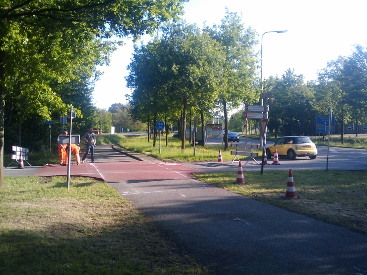 weer veiliger kruispunt voor fietsers er bij » Salland Centraal