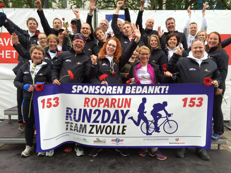 roparun team run2day heeft roparun behaald » Salland Centraal