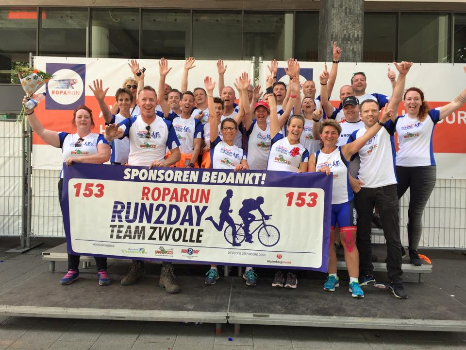 roparun team run2day behaalt roparun » Salland Centraal