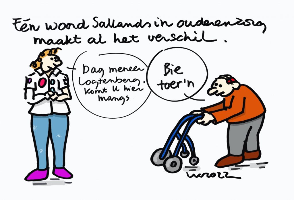 Cartoon Leo Kemper: ouderenzorg » Salland Centraal