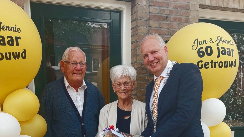 Jan en Hennie Kleinlugtenbelt-Mulder 60 jaar getrouwd » Salland Centraal