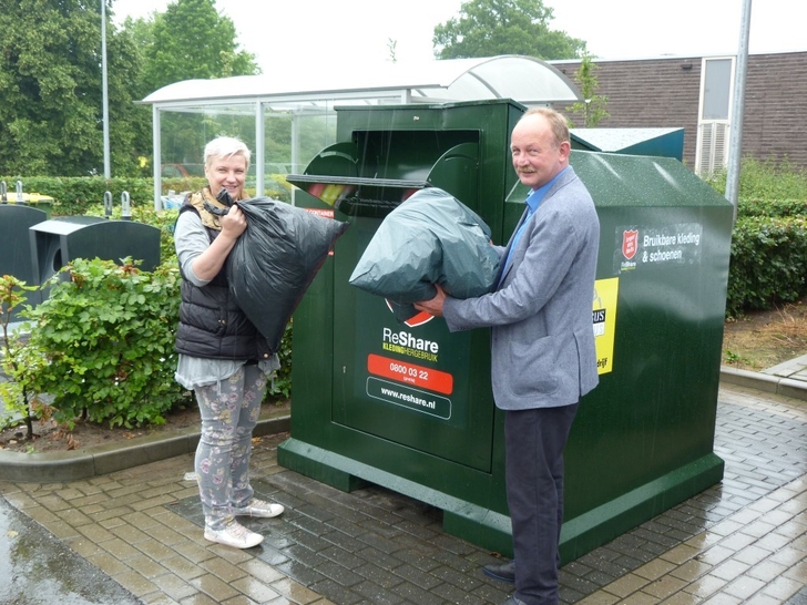 nieuwe textielcontainer ommen in gebruik » Vechtdal Centraal