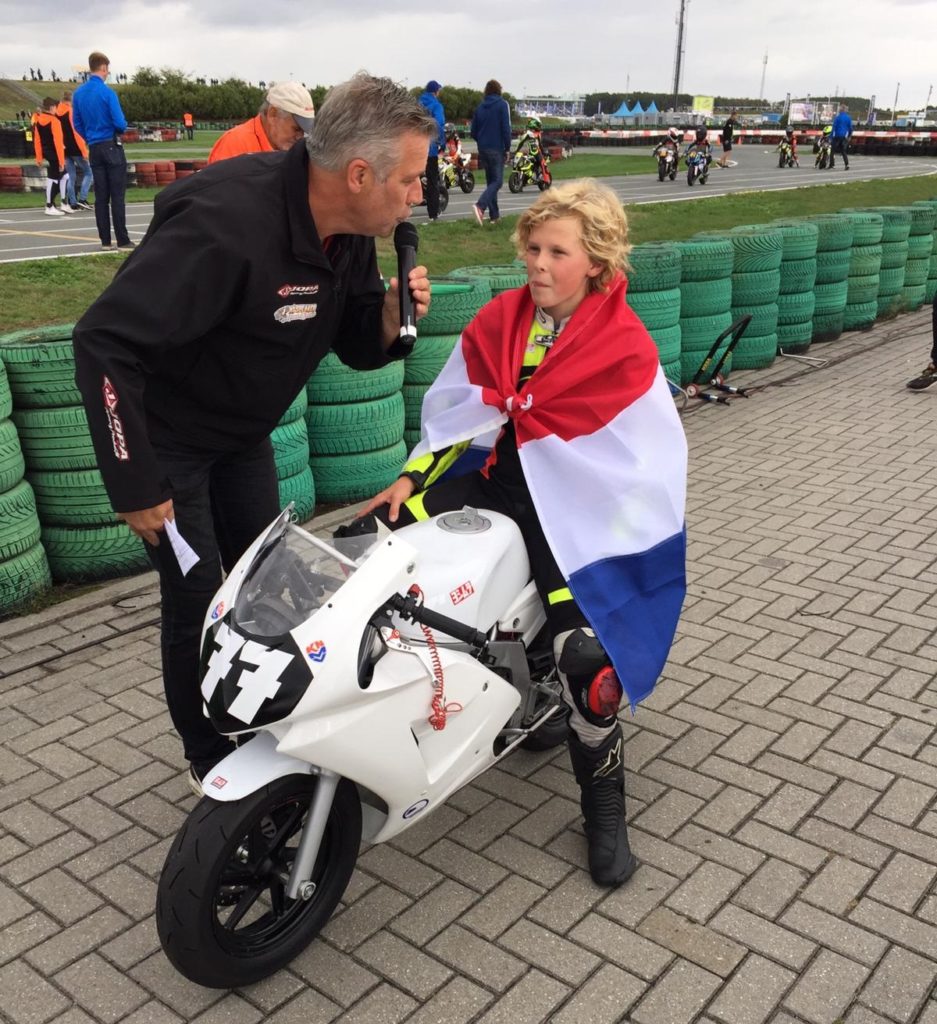 Loris Veneman uit Dalfsen Europees kampioen motorrace » Vechtdal Centraal