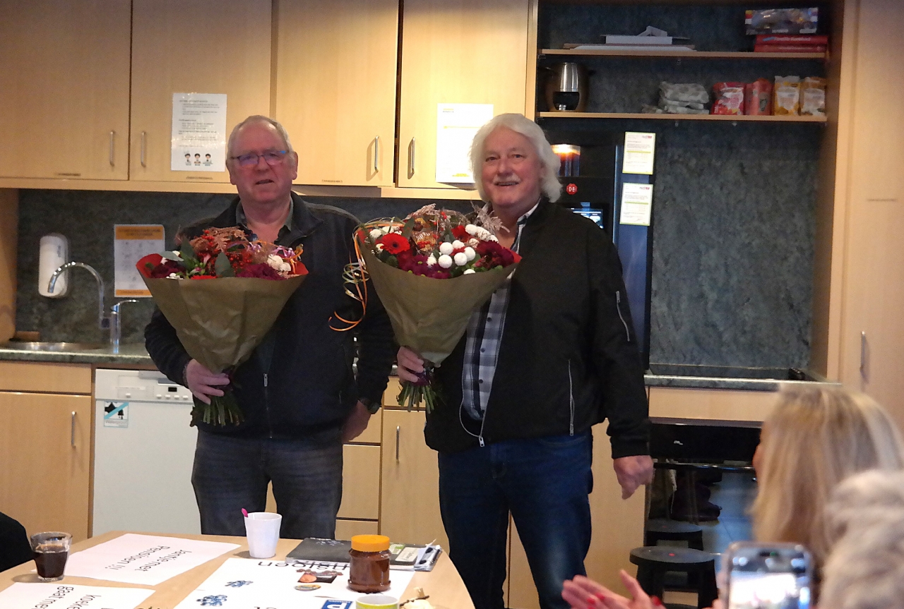 Jan Wesselink en Bennie van Oene zaten samen negentig jaar op de ...